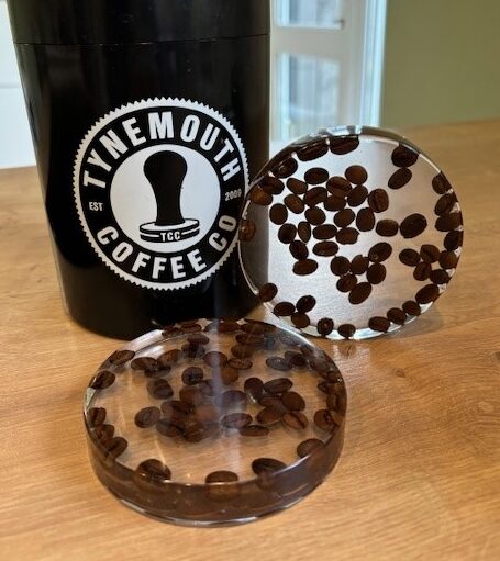 Epoxy Resin Coffee Bean Coaster Tutorial